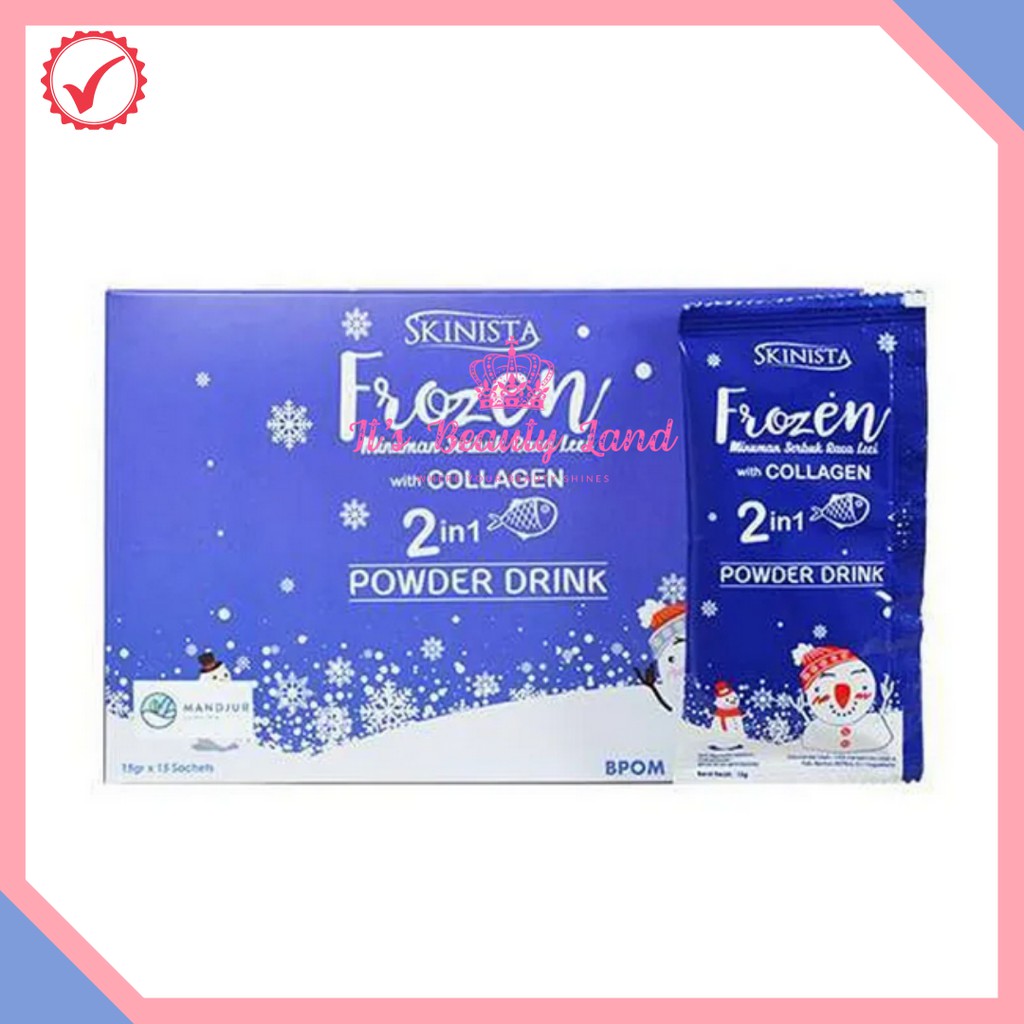 Jual SKINISTA L COLA Frozen Collagen 2 in 1 Powder Drink 15g | Shopee ...