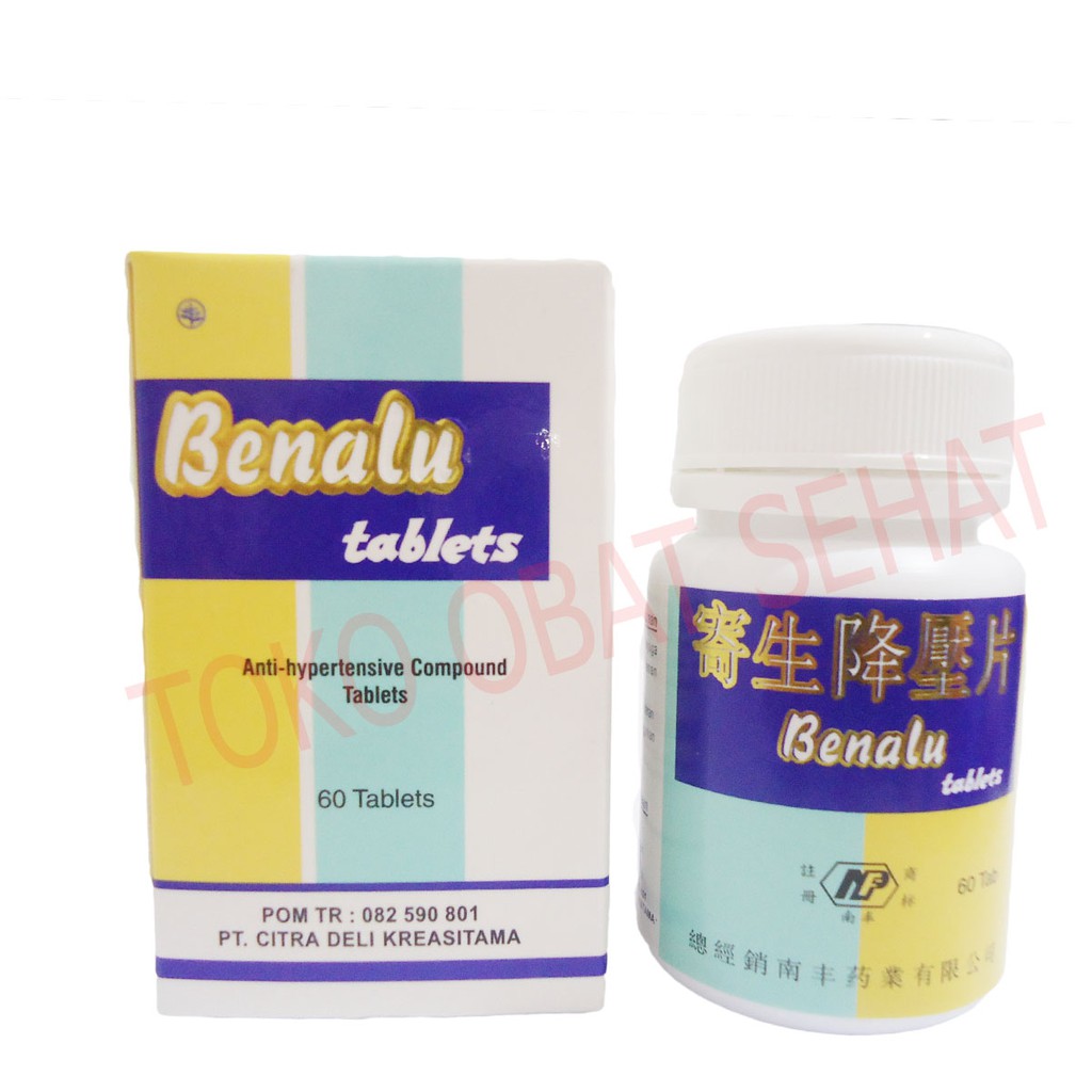 Jual BENALU TABLET ASLI obat darah tinggi - hipertensi - tensi tinggi ...