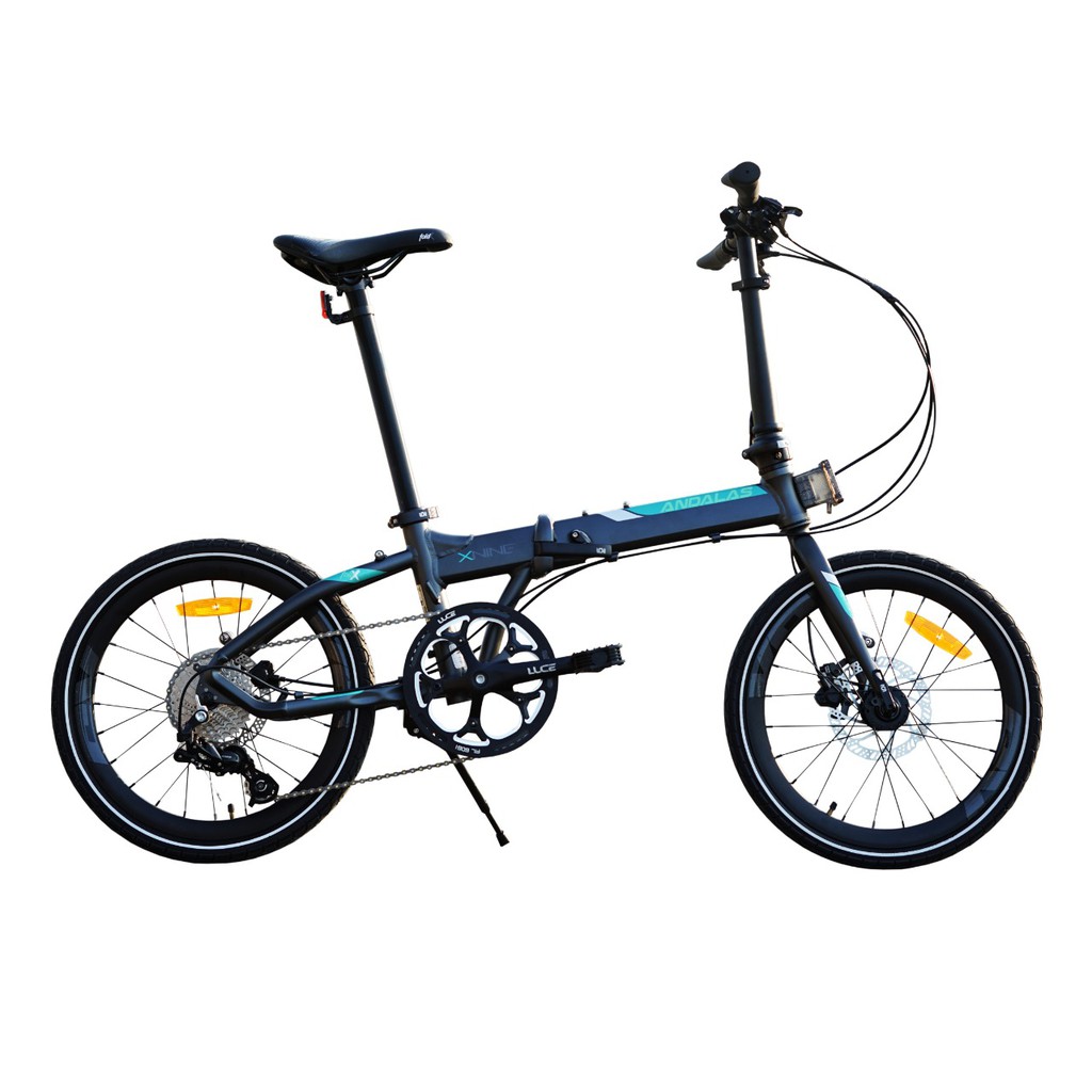 Jual Element Sepeda Lipat FoldX X9 Andalas 9 Speed Grey | Shopee Indonesia