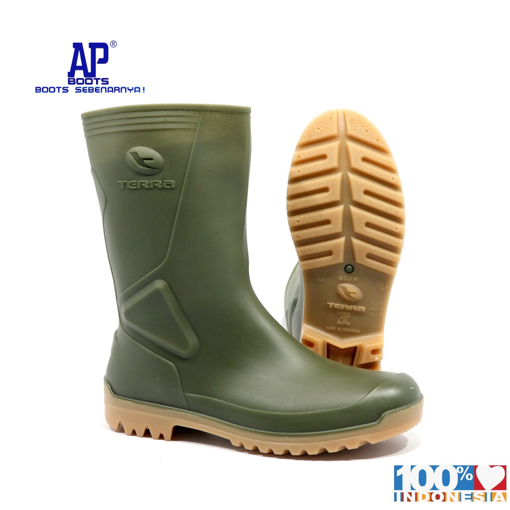 Jual AP TERRA ECO 5 GREEN 25-28 - SEPATU BOOT SAFETY KARET - AP BOOTS ...