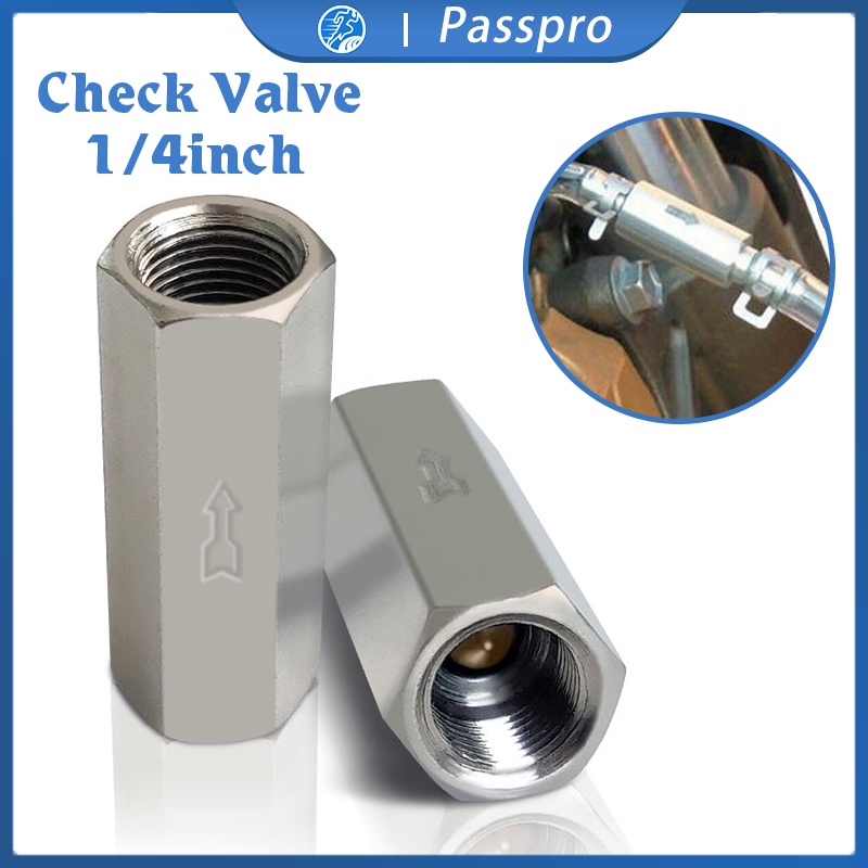 Jual Check Valve Angin 1/4 Inch One Way Valve 1/4" No Return Valve ...