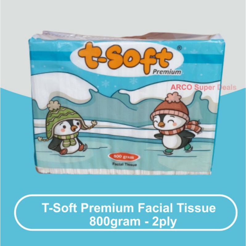 Jual Tissue Facial T-Soft Premium 800gram 2ply | Shopee Indonesia