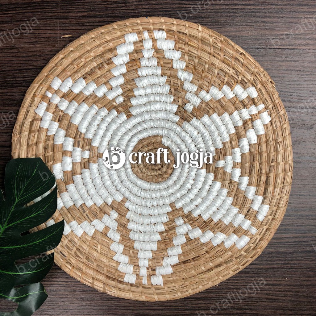 Jual Walldecor Placemat Hiasan Dinding Anyaman Etnik Wall Basket Decor ...