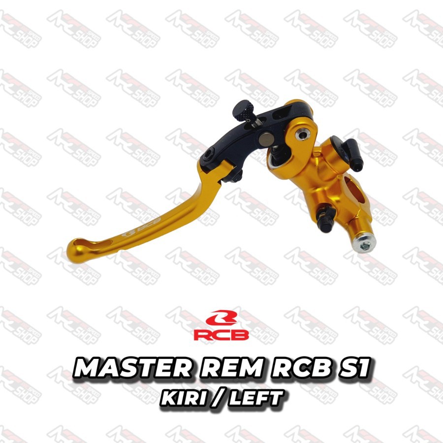 Jual Master rem kiri RCB radial S1 14mm + switch rem - Gold Universal ...