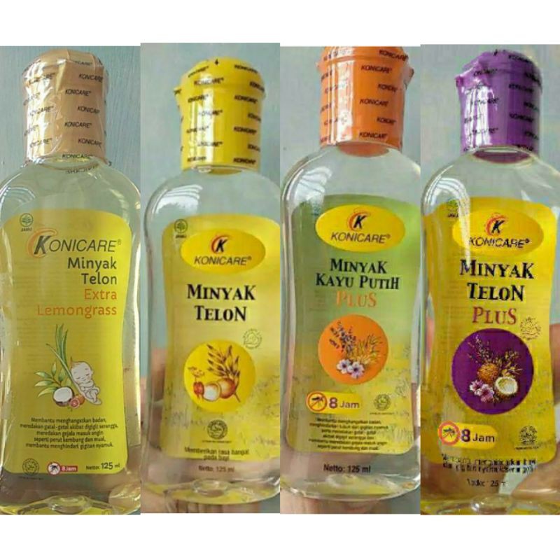 Jual Konicare minyak telon kayu putih plus 125ml tutup ungu kuning ...