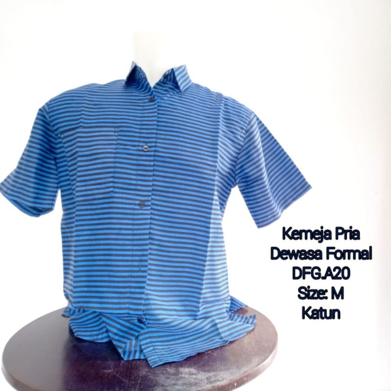 Jual Kemeja Formal Dewasa Garis (KFDG) | Shopee Indonesia