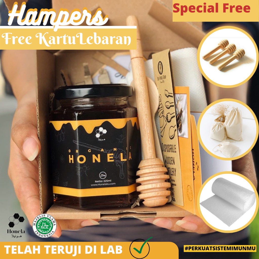 Jual HONELAKU HAMPERS SET MADU MURNI - HADIAH LEBARAN SET PREMIUM GIFT ...