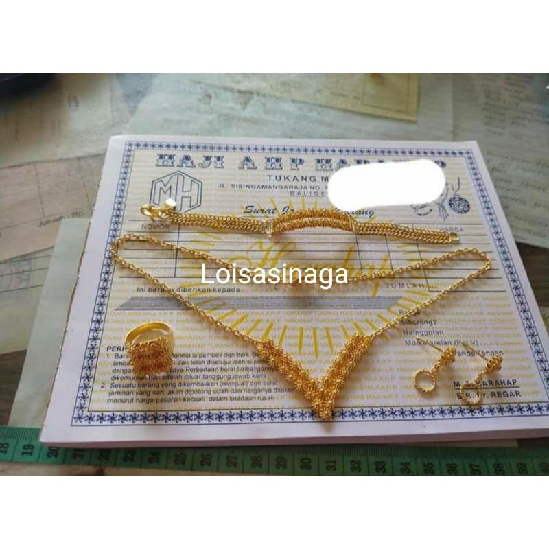 Jual 1 Set Model Matahari Emas LM/London 24K kadar 99,99% | Shopee ...