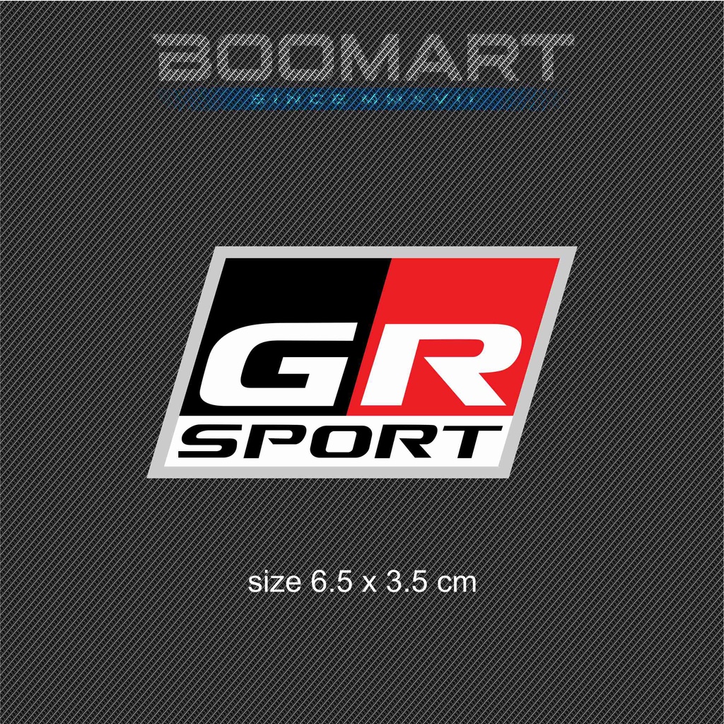 Jual EMBLEM GR SPORT GAZOO RACING SPORT STICKER TIMBUL | Shopee Indonesia