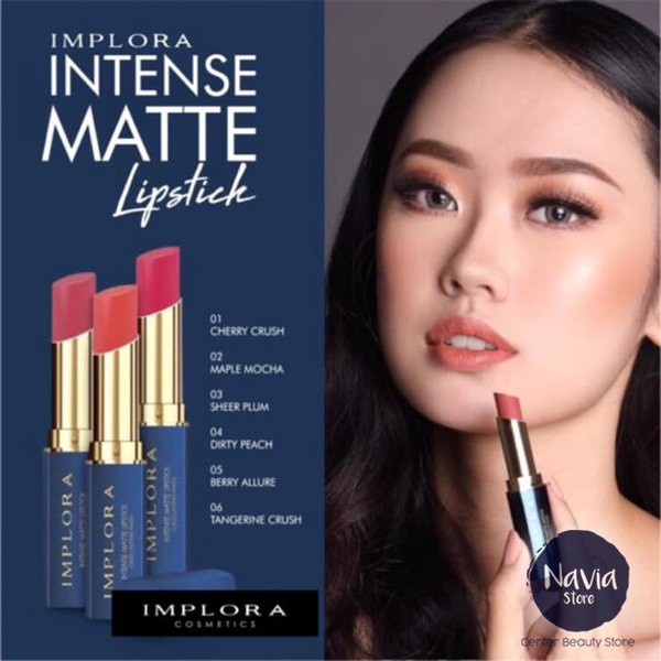 Jual Implora Intense Matte Lipstick Long Lasting Finish / Implora ...