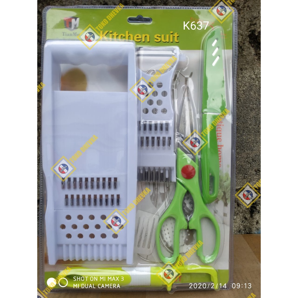 Jual Kitchen Suit Peralatan Dapur 5in1 TianMu K637 | Shopee Indonesia