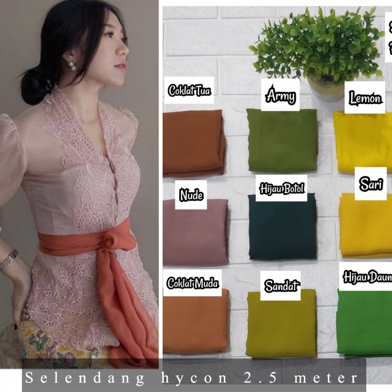 Jual SELENDANG SIFON HYCON PREMIUM 2.5 METER | SELENDANG KEBAYA BALI ...