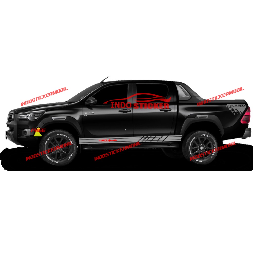 Jual STRIPING STICKER MOBIL HILUX ROCCO STIKER TRD MOBIL TOYOTA HILUX ...