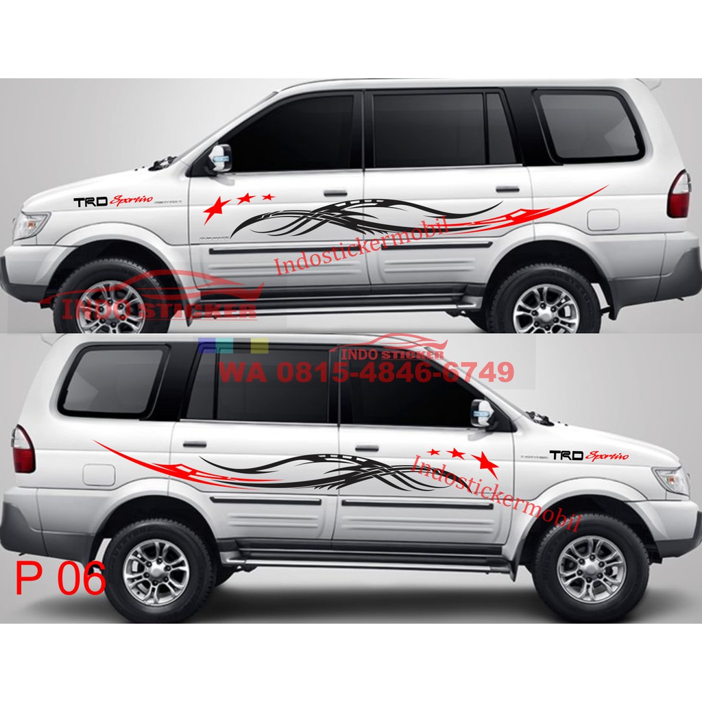 Jual NEW STIKER MOBIL PANTHER STICKER STIKER TRIBAL MOBIL ISUZU MUX ...