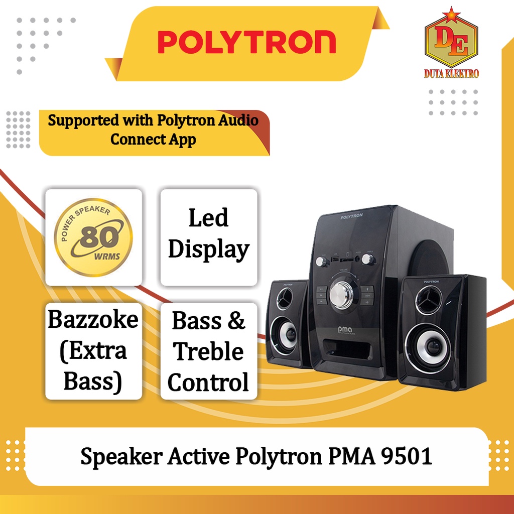 Jual Speaker Active Polytron PMA 9501 | Shopee Indonesia