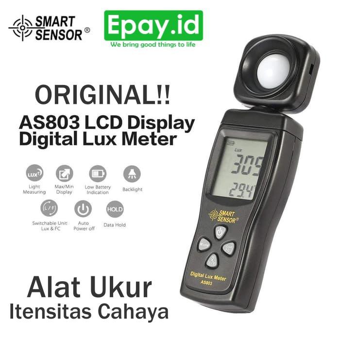 Jual Alat Ukur Itensitas Cahaya Lux Meter Smart Sensor Digital Luxmeter ...