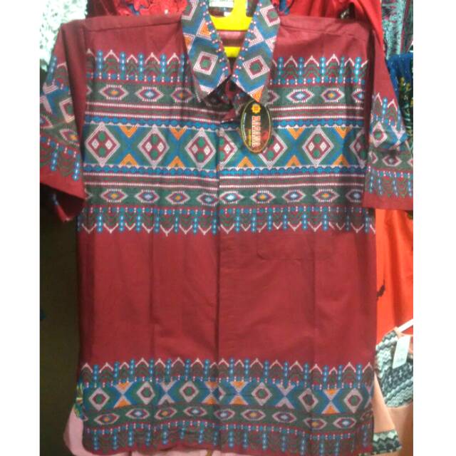 Jual Batik Laki-laki motif Ulos Sadum | Shopee Indonesia