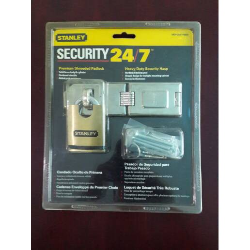 Jual gembok Kuningan 50mm overval 3 5 heavy duty security hasp stanley ...