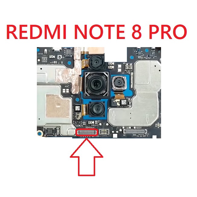 Jual Konektor Lcd Redmi Note 8 PRO DI Mesin 40 Pin FPC LCD CONNECTOR 1 ...
