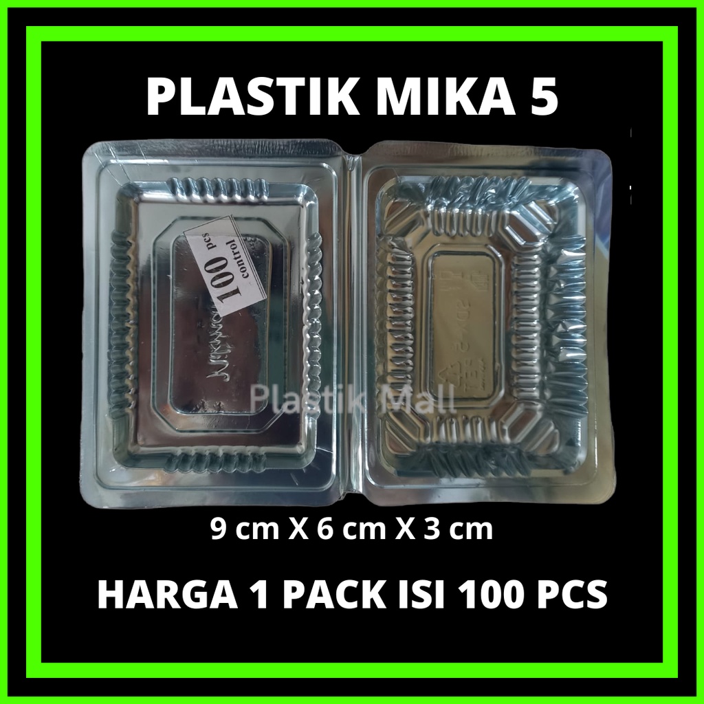 Jual MIKA KUE UKURAN 5 - TRAY PLASTIK KEMASAN MAKANAN 5A 5X 5XX 5XC 5C ...