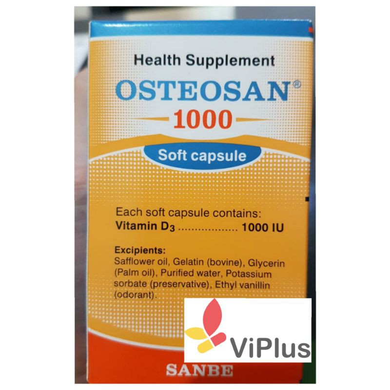 Jual OSTEOSAN 1000 / vit d / sanbe / viplus | Shopee Indonesia