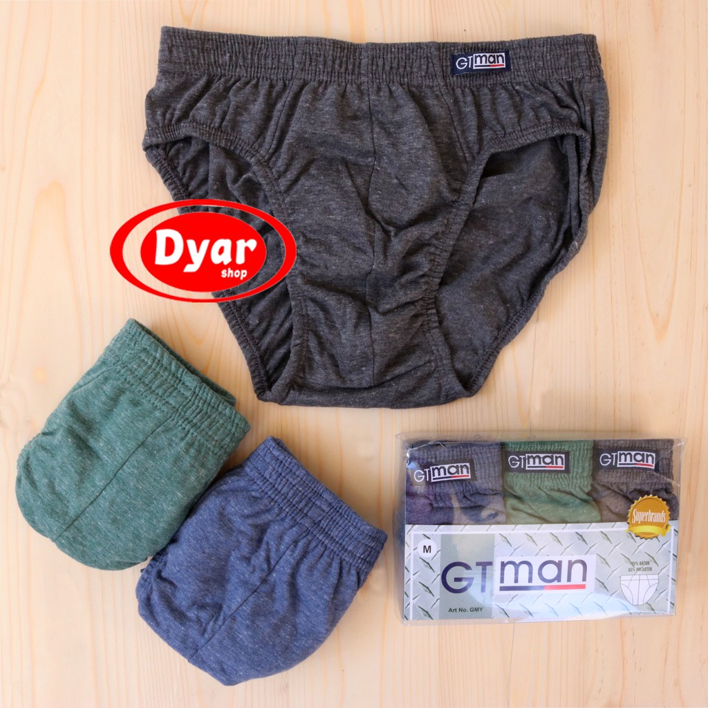 Jual [ 3 pcs ] CD GT-Man GMY | Celana Dalam Pria GT Man Model Karet ...