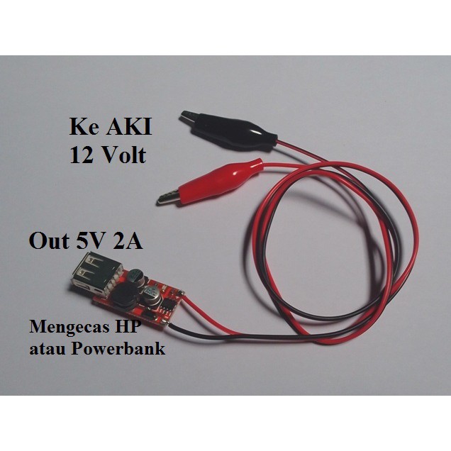 Jual Charger Stepdown dari Aki 12V ke 5V USB | Shopee Indonesia