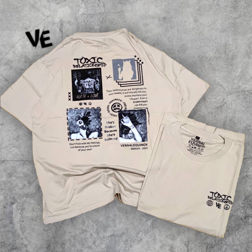 Jual Kaos TOXIC CREAM / KREM - Vernalequinox Vernal Equinox Kaos Distro ...