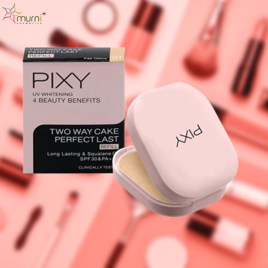 Jual [[REFILL]] PIXY TWO WAY CAKE PERFECT LASH UV WHITENING REFIL ...