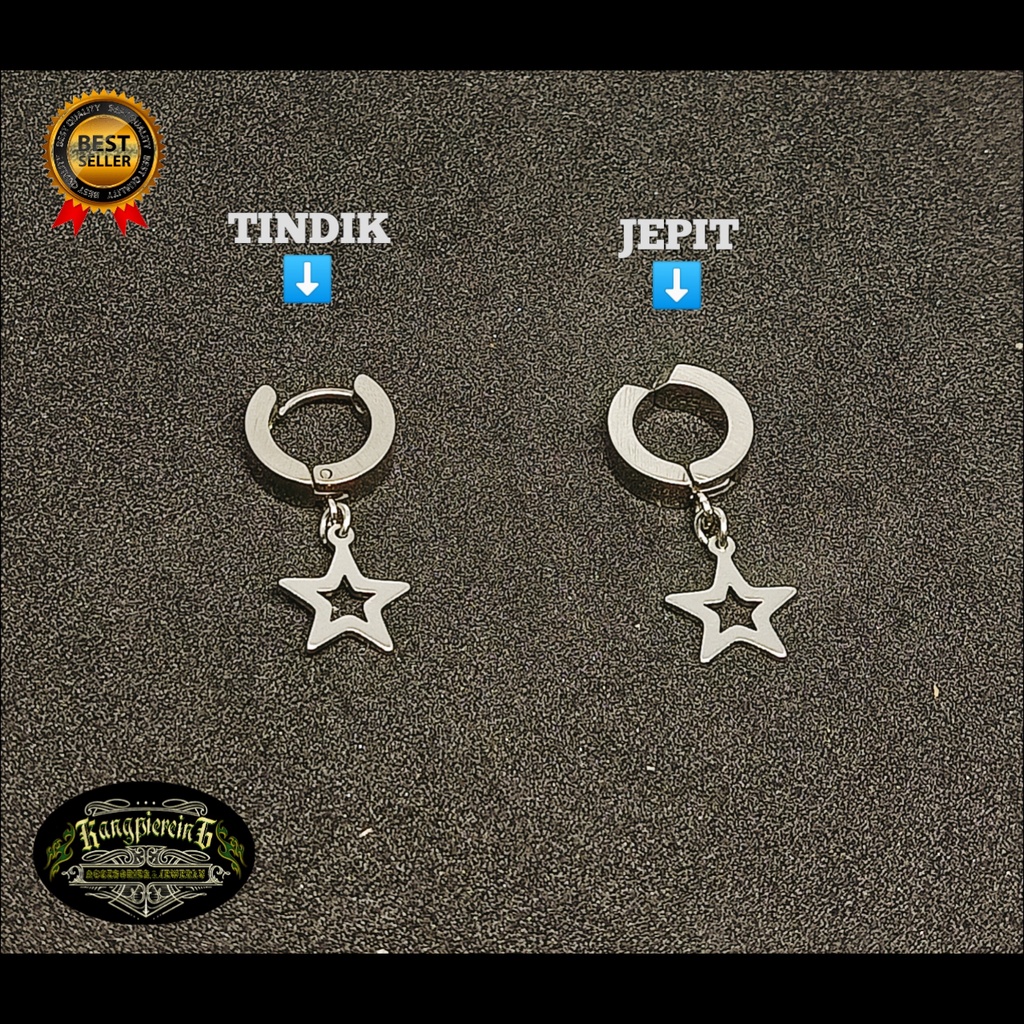 Jual ANTING BTS A-30 TERBARU PRIA DAN WANITA TINDIK DAN JEPIT | Shopee ...