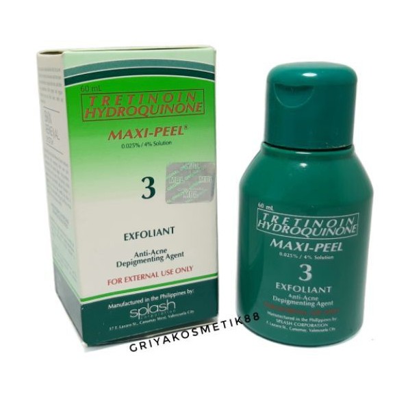 Jual MAXIPEEL 3 ANTI ACNE ORIGINAL PHILIPIN | TONER ANTI ACNE MAXI PEEL ...