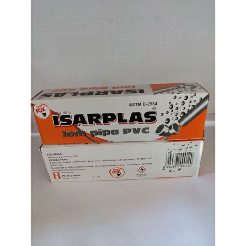 Jual Lem pipa pvc isarplas isaplas 40gr murah grosir lem paralon lem PVC tube | Shopee Indonesia