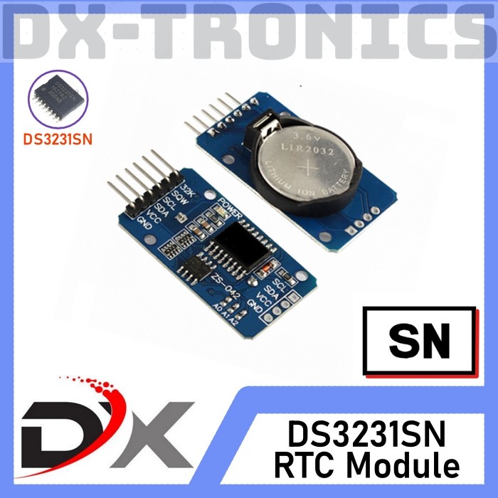 Jual Real Time Clock DS3231 with battery RTC module DS3231SN DS3231 SN ...