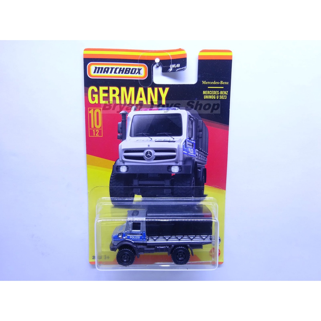 Jual Matchbox Germany Mercedes Benz Unimog U 5023 Polizei | Shopee ...