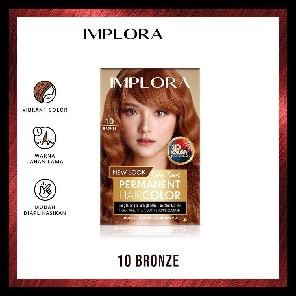 Jual [BPOM] IMPLORA NEW PERMANENT HAIR COLOR / SEMIR RAMBUT IMPLORA ...