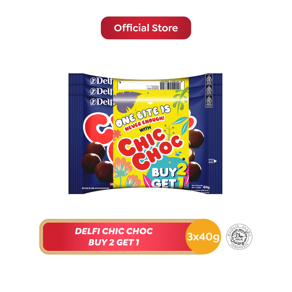 Jual Buy 2 Get 1 Delfi Chic Choc | Shopee Indonesia