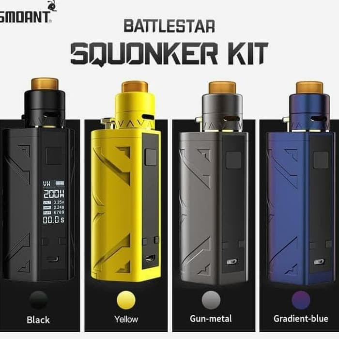 Jual Authentic BATTLESTAR SQUONKER KIT 200watt By Smoant | Shopee Indonesia