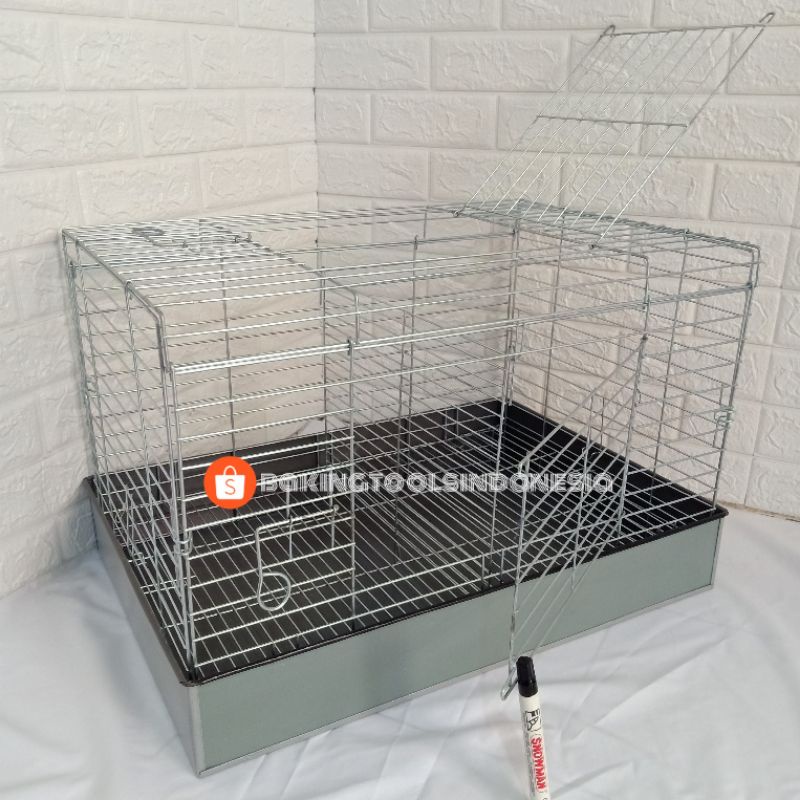 Jual KANDANG KELINCI GALVANIS EXTRA JUMBO 76X47X46 | Shopee Indonesia