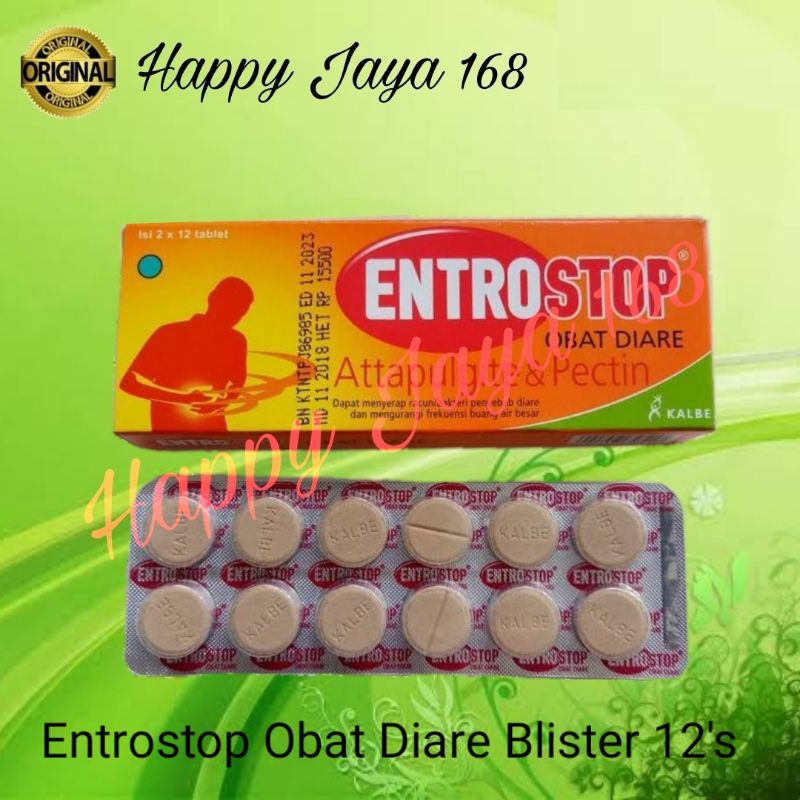 Jual Entrostop Obat Diare Blister isi 10 Tablet | Shopee Indonesia
