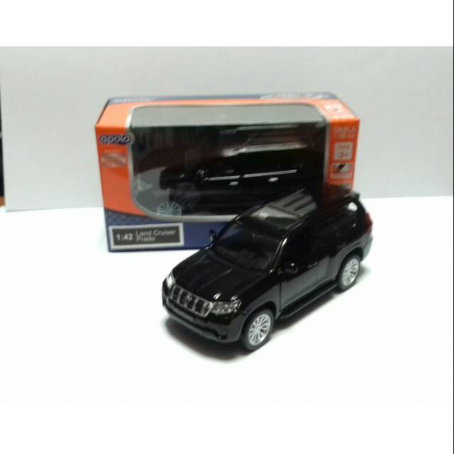 Jual Diecast Apolo MSZ Toyota Land Cruiser Prado Hitam | Shopee Indonesia