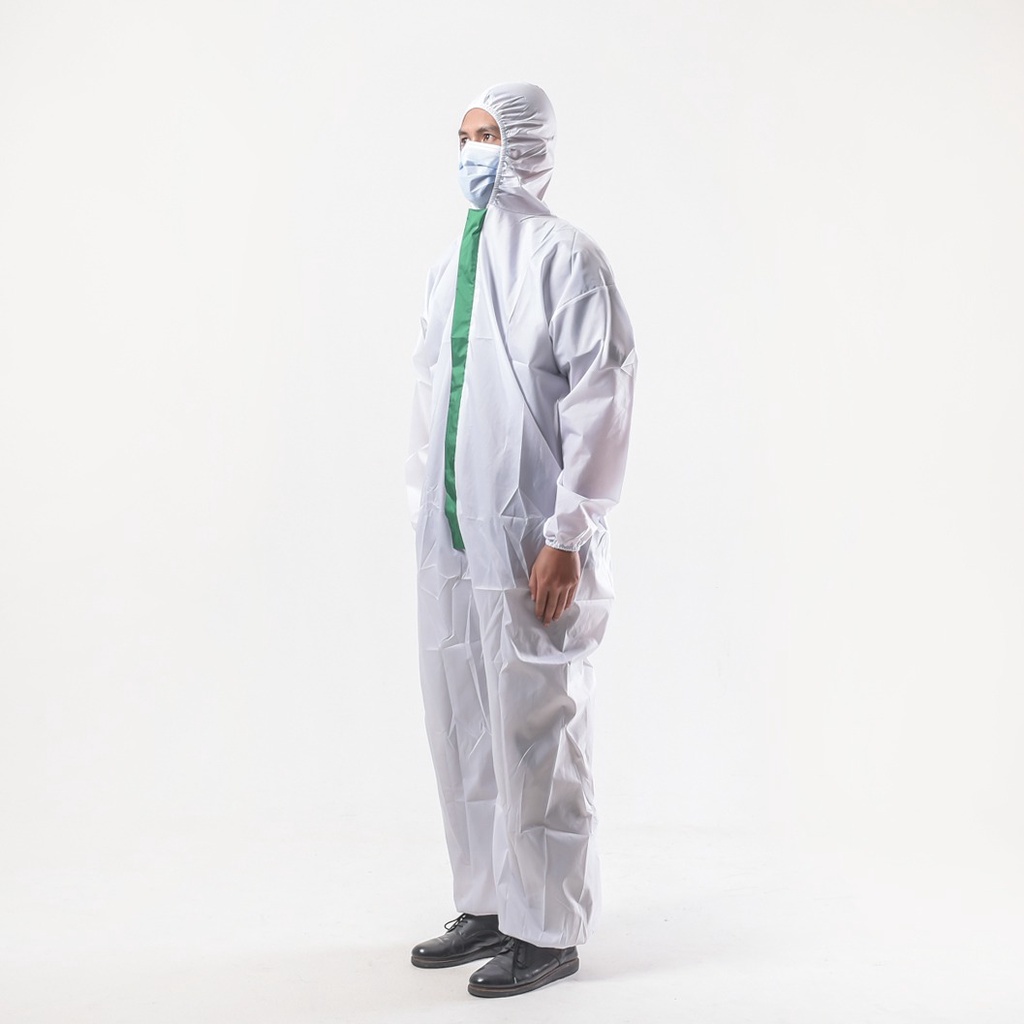 Jual APD Hazmat Waterproof - Hazmat Suit Coverall - Non Cover Shoe ...