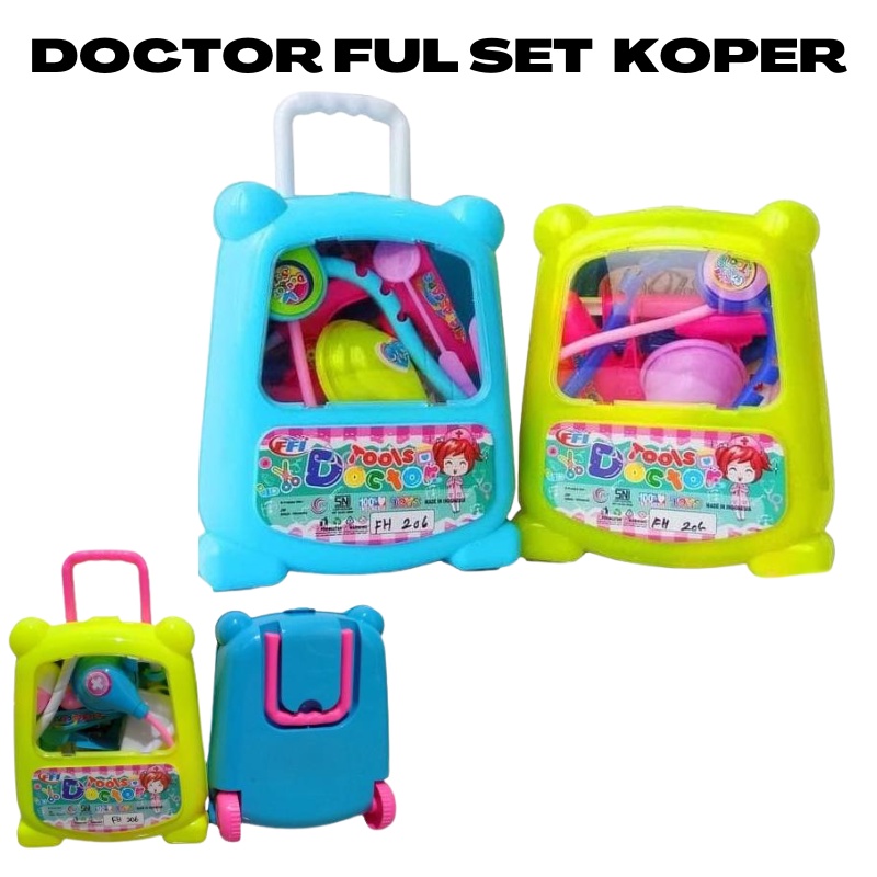 Jual ALAT MEDIS DOKTER DOKTERAN FUL SET KOPER MAINAN DOKTER DOKTERAN ...