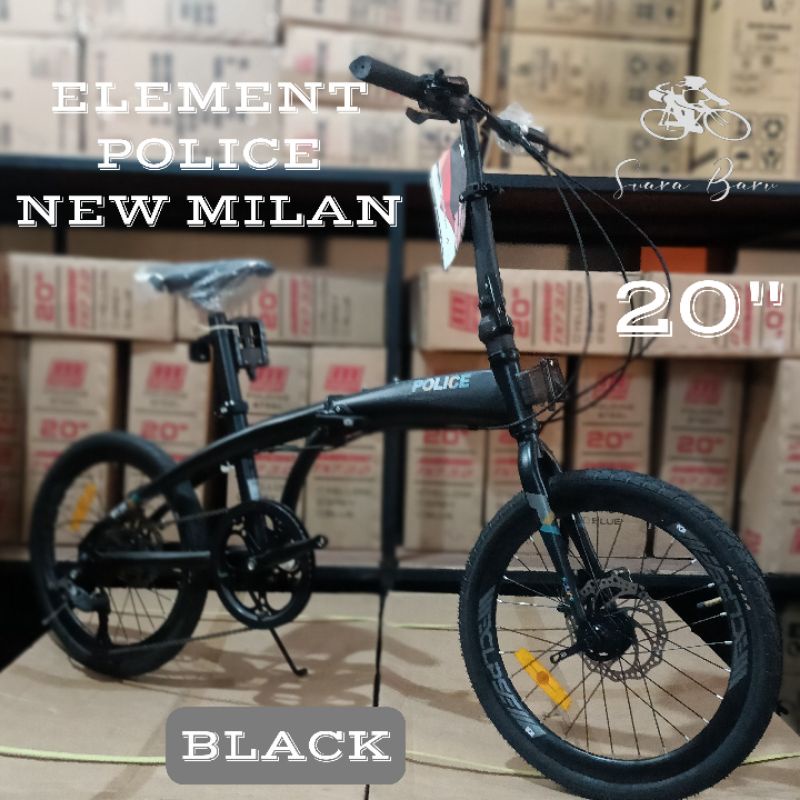 Jual Sepeda Lipat ELEMENT POLICE NEW MILAN 8 Speed 20 Inch | Shopee ...