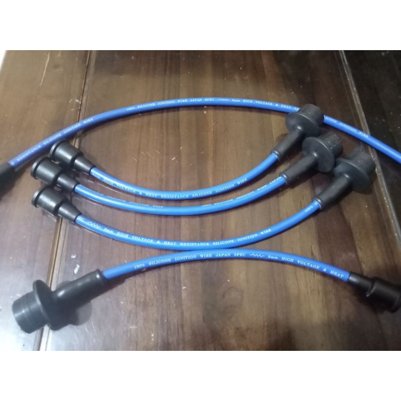Jual Kabel busi silicon Made in Japan 8mm. Untuk mobil kijang 4k 5k 7k ...