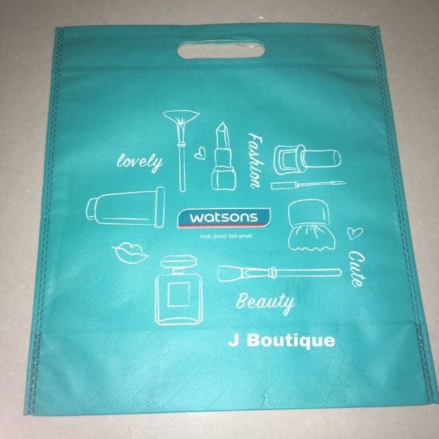 Jual Goodie Bag Watsons Reusable Plastic Bag Recycled Bag Tas Serbaguna ...