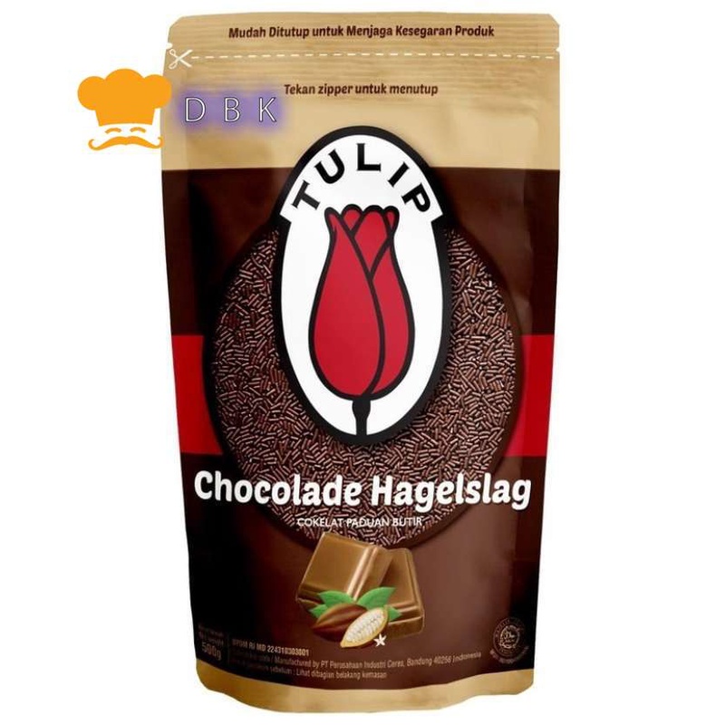 Jual TULIP MESES 500 GR POUCH ORIGINAL CHOCOLADE HAGELSLAG choco rice ...