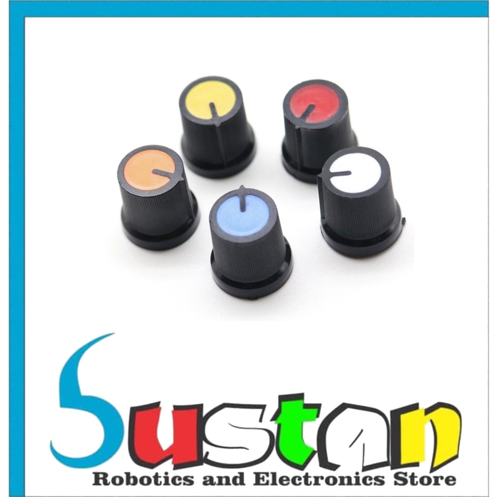 Jual AG3 KNOB POTENSIO METER HANDLE KNOB POTENSIOMETER WH148 KNOP TUTUP | Shopee Indonesia