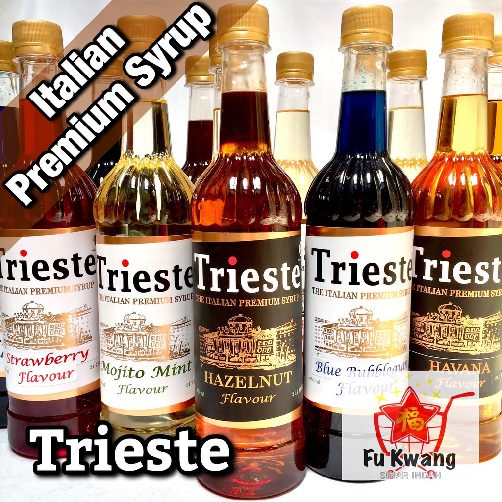 Jual Sirup Trieste Premium Syrup 650 ml | Shopee Indonesia