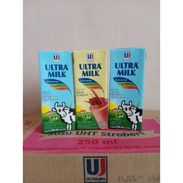 Jual Susu UHT ultra milk 250 ml | Shopee Indonesia