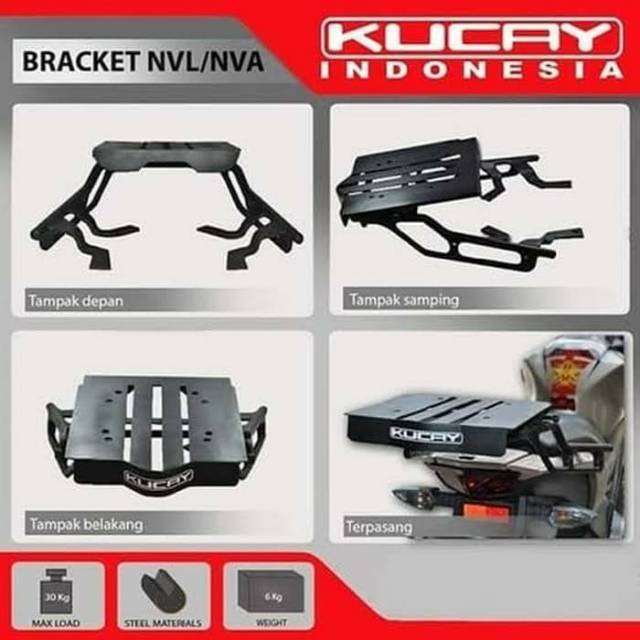 Jual Bracket breket box Kucay mew vixion type geser | Shopee Indonesia